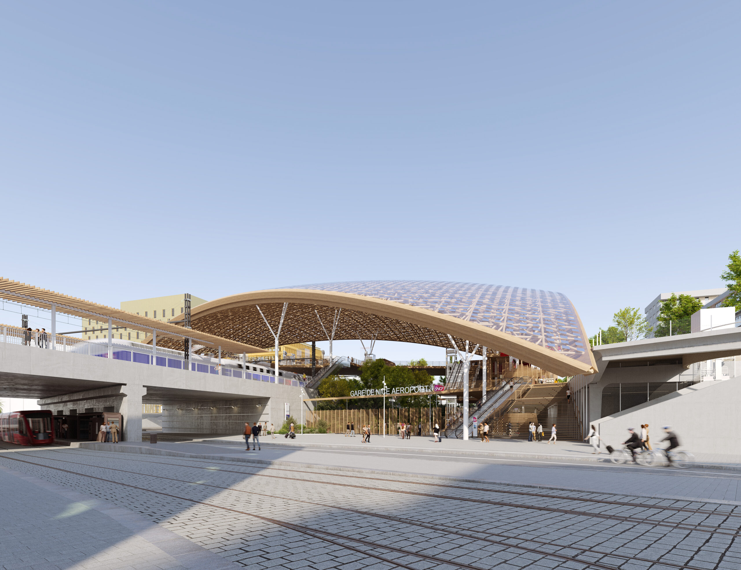 Mise en service de la Gare TER Nice Aéroport - Nice Ecovallée